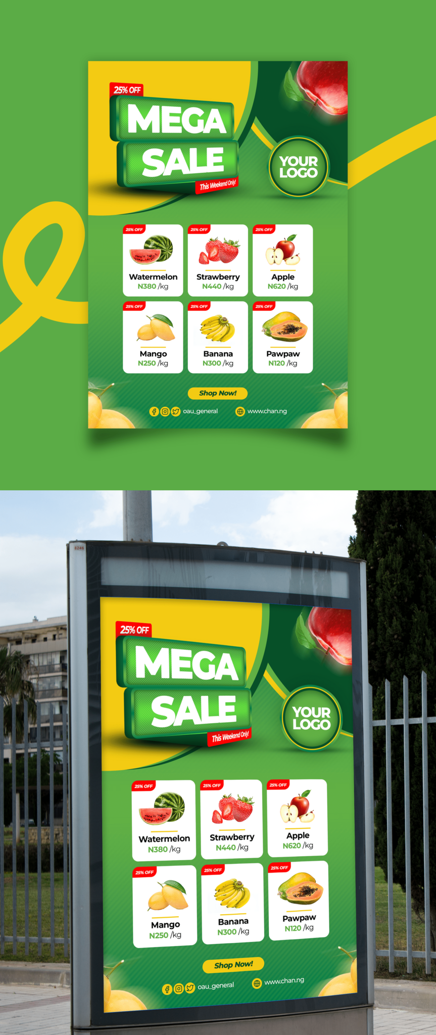 Mega Sale Flyer Design - Abdulsalam Hassan